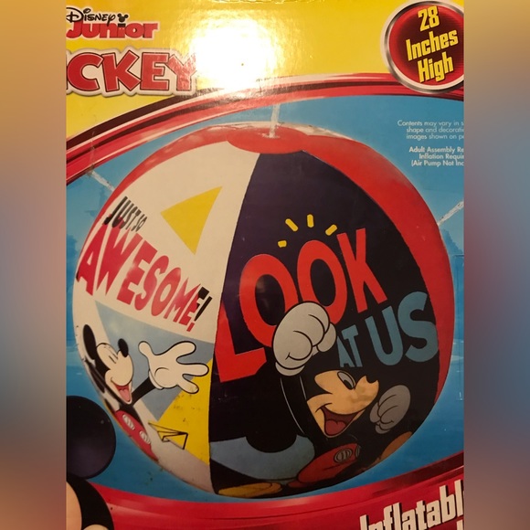 Disney | Toys | Disney Junior Mickey Inflatable Ball Sprinkler | Poshmark